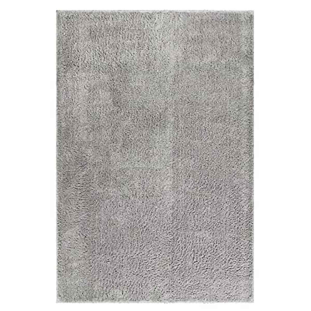 Superior Indoor Large Shag Area Rug with Non-Skid Foam Backing, Ultra-Soft & Fluffy Shaggy Rugs for Living Room, Bedroom, Office, Dining, Home Floor Decor, California Collection, Silver, 10' X 14'