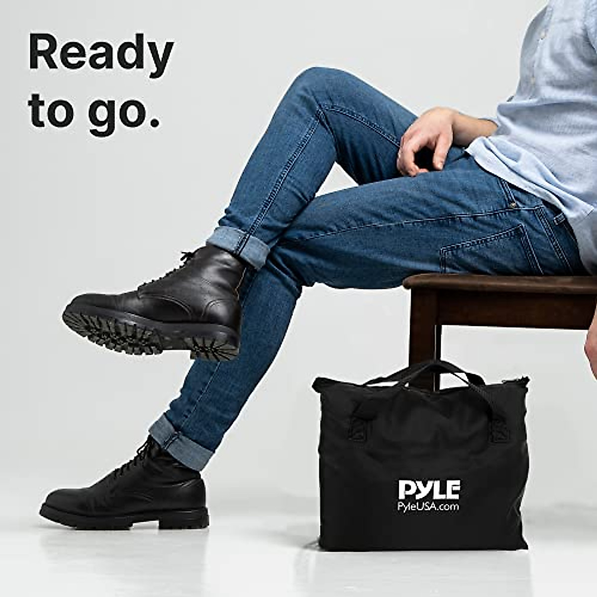 Pyle Foldable Portable Projector Screen - 120" 16:9 HD 4K Lightweight Indoor Outdoor Anti-Crease Movie Projection Display - for Home Theater, Party, Office, Classroom