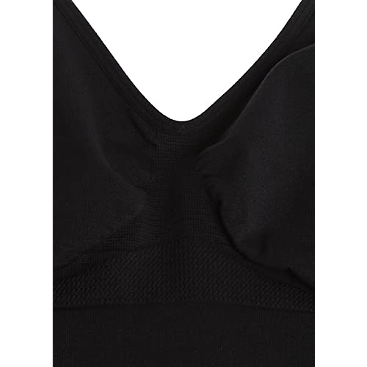 Hanes womens Get Cozy Pullover Comfortflex Fit Wirefree Mhg196 Bras, Black, X-Large US