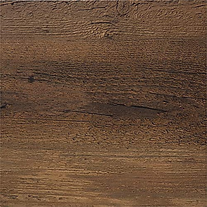 Walker Edison Mila Modern 6 Drawer Storage Buffet, 52 Inch, White and Rustic Oak