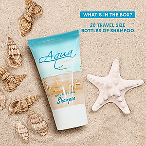 Aqua Organics Shampoo, Travel Size Hotel Amenities, 1 oz (Case of 20)