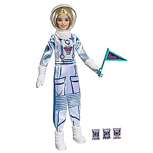Barbie 0887961921328 GTW30-Space Discovery Astronaut Doll, Mixed