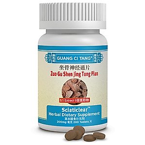 Guang Ci Tang - Zuo Gu Shen Jing Tong Pian - Sciaticlear - 200 Pills
