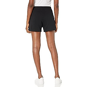 Amazon Essentials Women's French Terry Fleece Short, Black, X-Large