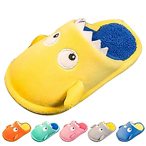 Fashion Cute Autumn and Winter Boys and Girls Slippers Flat Bottom Lightweight Soft and Baby Flats (Pink, 2.5-3 Years)