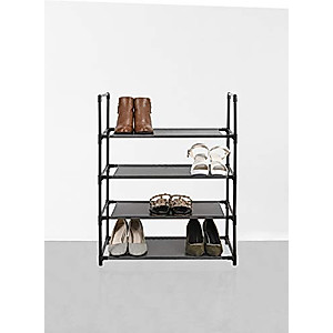 American Dream Home Goods Organizer 6920-BK Shoe Rack, Black