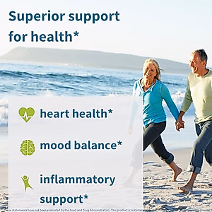 Pharmepa Restore, 1000mg Pure EPA Fish Oil, High Absorption rTG Omega-3, Triple Strength, Wild & Sustainable, Lemon Flavor, 1-Month Supply, 60 Softgels