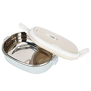 Bento Boxes, Lunch Box Portable Leakproof Stainless Steel Insulated Thermal Food Container Compartment Lunch Box for Student Children Work(Single Layer 900ml)