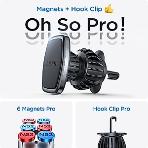 LISEN Magnetic Car Mount Mount Metal Plate with Adhesive for Magnetic CradleCell Phone Holder for Car [Case Friendly] iPhone Car Holder 1 Rectangle and 2 Round (Compatible with Magnetic mounts)