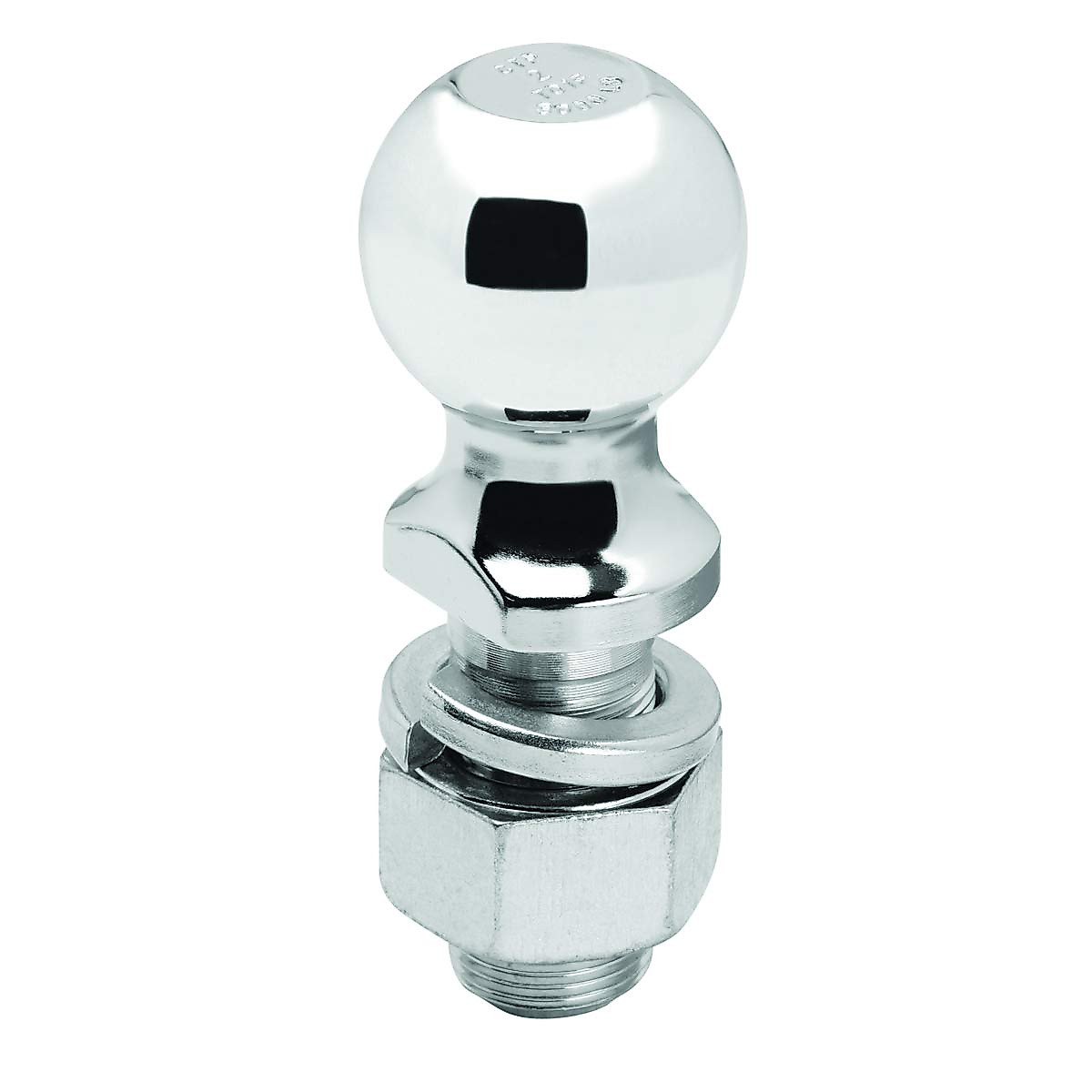 Reese 63830 Class IV Hitch Ball - 2" Ball x 1-1/4" Shank x 2-3/4" Shank Length, 8,000 lbs. GTW, Chrome