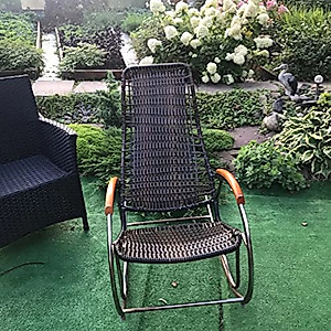 Gift_Source 8mm Wide Flat Rattan Wicker Furniture Repair Material, Synthetic Rattan Weaving Material Plastic Woven Rattan for Repair Fixing Patio Furniture, Table Chair, Storage Baskets, DIY Crafts