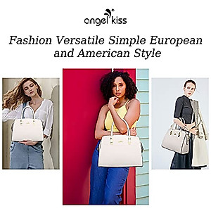 Purses and Handbags for Women Fashion Satchel Top Handle Work Tote Bags Crossbody Hobo Shoulder Bag with Matching Wallet