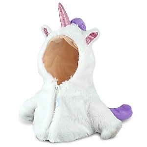 DolliBu Unicorn Dress Up Set for Teddy Bear Plush Toy – White Unicorn Plush Costume for Stuffed Animals, Cute Stuffed Plush Unicorn Jacket Teddy Bear Costume, Stuffed Animal Clothes – Small