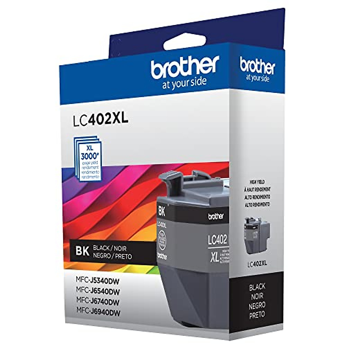 Brother Genuine LC402XLBK High Yield Black Ink Cartridge