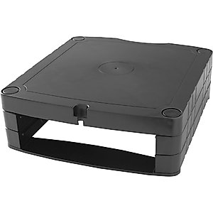 Compucessory Lorell Adjustable Monitor Riser, Black (25303)