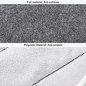 HOMIEE Laptop Sleeve Bag Compatible with MacBook Air/Pro, 13-13.3 inch Notebook, Compatible with MacBook Pro 14 inch 2023-2021 A2779 M2 A2442 M1, Felt Bag with Pocket and Small Case