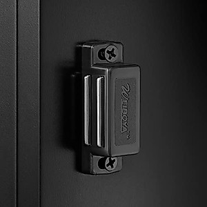 Yaheetech Wooden Bathroom Floor/ Side Storage Organizer Cabinet with 4 Drawers and 1 Cupboard, Freestanding Entryway Storage Unit Console Table for Home Decor