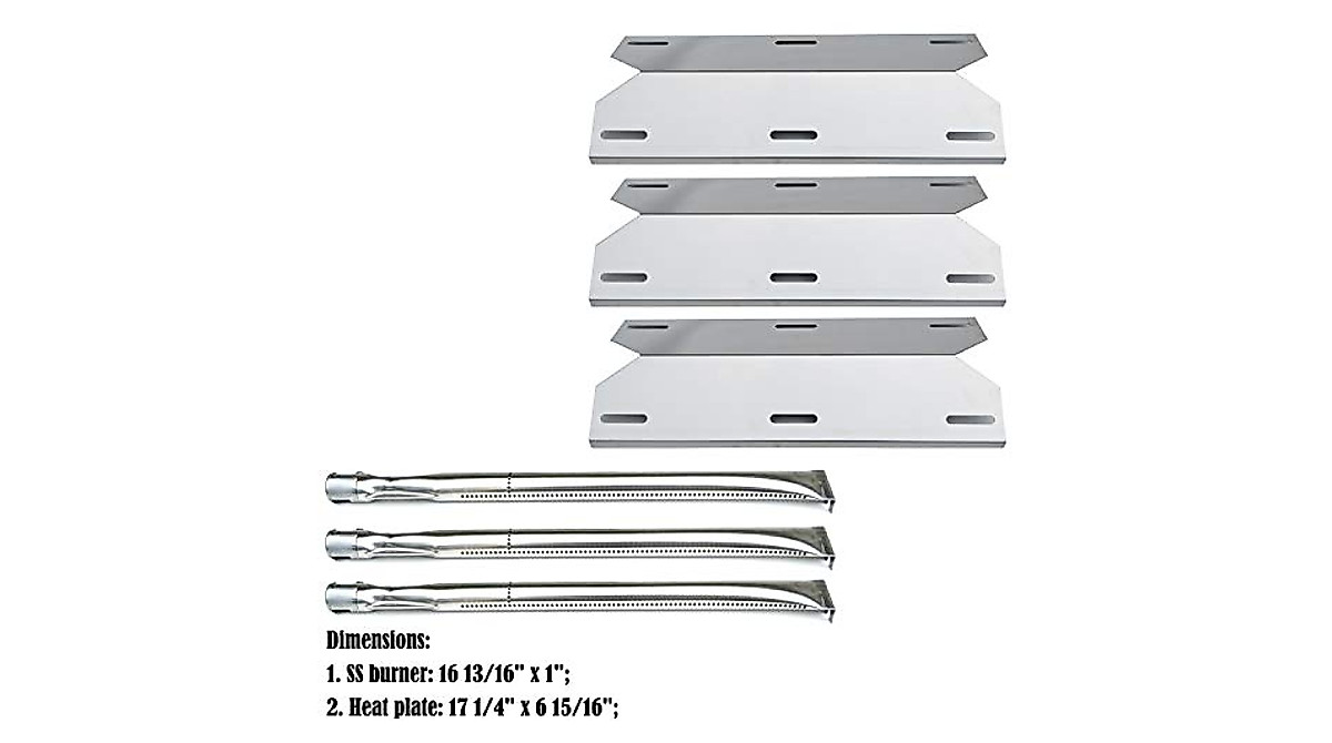 Charmglow 3 Burner Replacement Kit - Durable Stainless Steel Parts