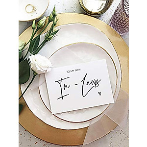 Parents in Law Wedding Day Card, To My New In Laws, Mother In Law Gift, Father in Law Card