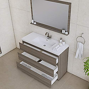 Alya Bath Paterno Bathroom Vanity, Gray