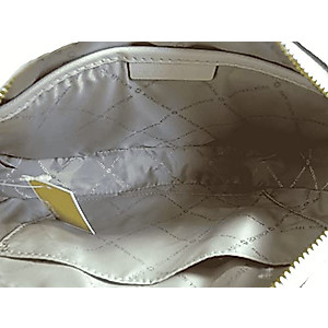 Michael Kors Jet Set East West Chain Crossbody Vanilla MK Powder Blush Pink Bundled with Michael Kors Jet Set Card Holder in Ballet