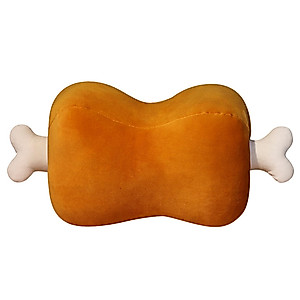 Weduspaty One Piece Plush Bone Pillow with Arm Hole Funny Meat Bone Desk Nap Pillow Stuffed Soft Throw Pillow Doll Separable Plush Pillow Doll Gift for Sleeping, Cuddle Pillow
