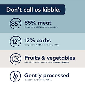 Ziwi Peak Steam & Dried Dog Food - Grass-fed Lamb w/Vegetables - High Protein, Low Carb, All Breeds & Lifestages, for Digestive Health (113.6oz)