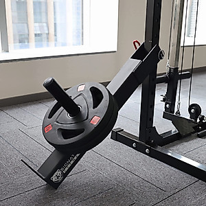Signature Fitness SF-3 1,500 Pound Capacity 3” x 3” Power Cage Squat Rack, Includes J-Hooks and Safety Straps, Other Optional Accessories, J-Hooks