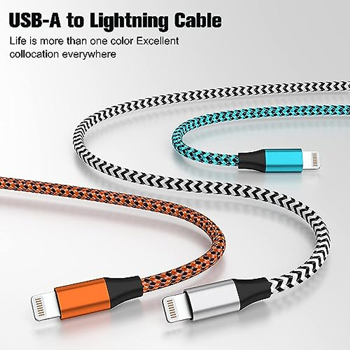 [Apple MFi Certified] iPhone Charger,Compatible for iPhone Charger,3Pack 10FT Fast Chargers Lightning Cable for iPhone 14/13/12/11/Xs/XR X/8/7/iPad iPod AirPods