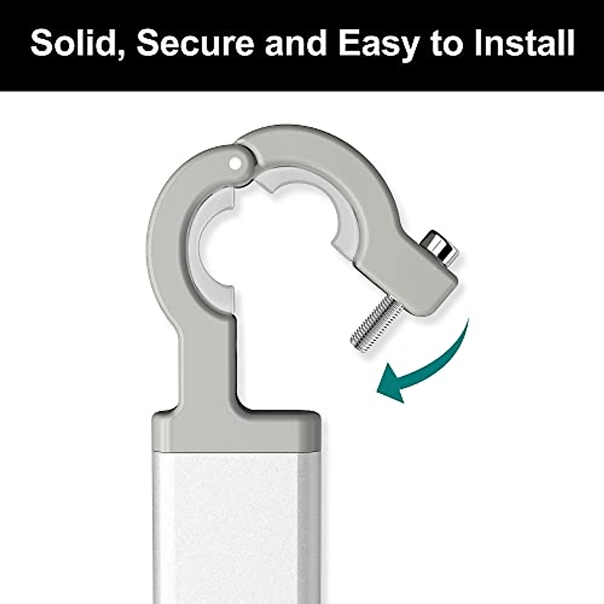 Thideewiz Hanging Shower Caddy over Shower Head Aluminum Alloy Rustproof with Built-in Soap Holder, Bathroom Shower Shelf Organizer Storage Rack Shampoo Holder with Movable 2 Hooks, 3 Tier