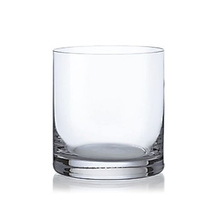 Crystalex 13.5oz (400ml) Whiskey Tumblers DOF Glasses "BLUES". Lead-Free Crystal. Set of 6.