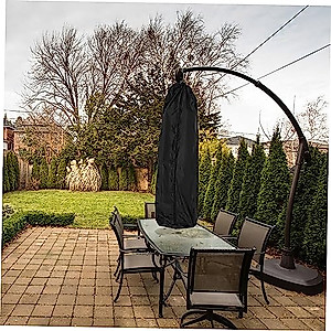 Alipis 2 pcs Umbrella Drying Rack Cover Rotary Washing line Cover Umbrella Drying Rack Protective Cover Outdoor Clothes Drying Rack Dryer Racks for Laundry Drying Laundry Hanging Rack