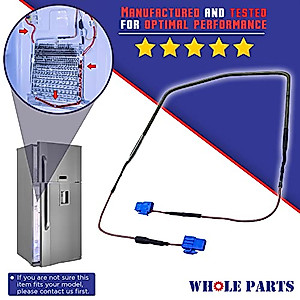 Whole Parts DA47-00244W Refrigerator Defrost Heater Assembly - Replacement and Compatible with Some Samsung Refrigerators - Non-OEM Samsung Appliance Parts & Accessories - 2 Yr Warranty