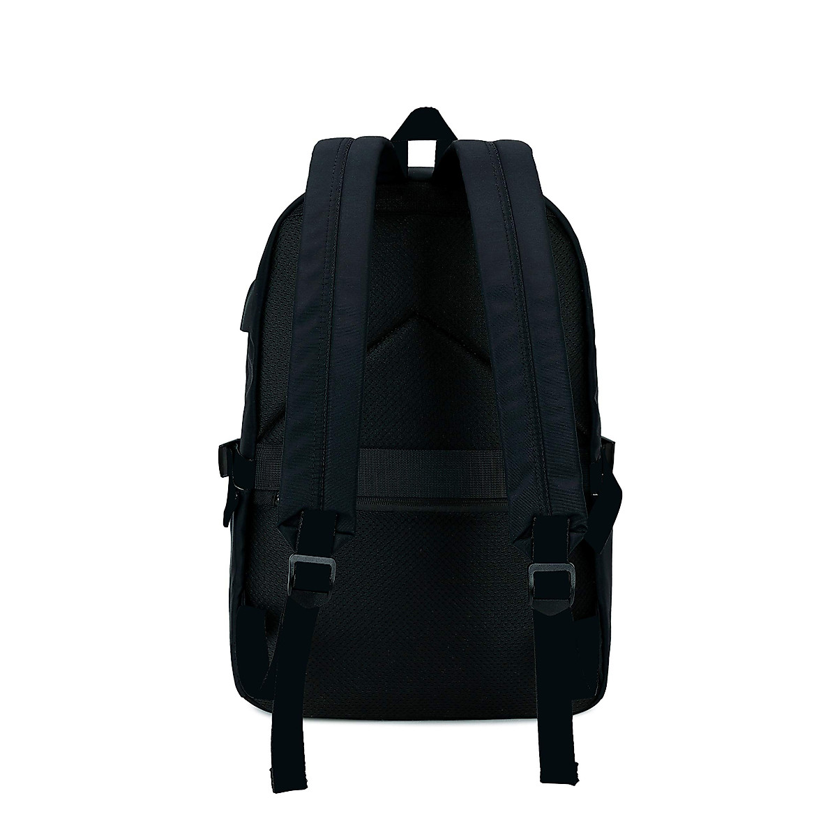 Joymoze Classic Backpack for Women Stylish School Backpack for Teen Girl Black with Chain