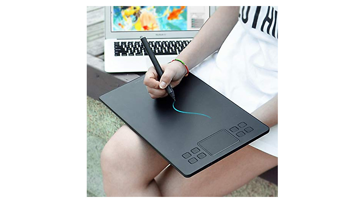 VEIKK A50 Drawing Tablet – Precise Digital Art with Battery-Free Pen