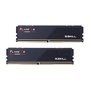 G.SKILL Flare X5 Series (AMD Expo) DDR5 RAM 32GB (2x16GB) 5600MT/s CL30-36-36-89 1.25V Desktop Computer Memory UDIMM - Matte Black (F5-5600J3036D16GX2-FX5)