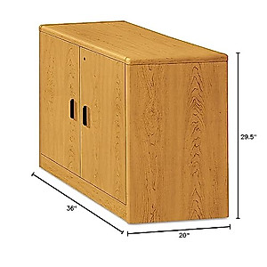 HON 107291CC 10700 Series Locking Storage Cabinet, 36w x 20d x 29 1/2h, Harvest