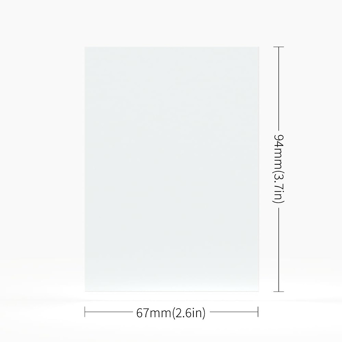 Rayvol 500 Soft Penny Card Sleeves, 67 x 94mm Card Sleeves Fit 2-5/8'' x 3-5/8'' Trading Cards, for Baseball Cards, Sports and Other Trading Card Games (500 x 1 Pack)