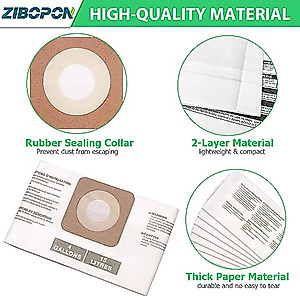 12 Pack 43270 Fine Dust Collection Bags Compatible with Craftsman 4 Gallon Shop Vac CMXEVBE17612 & Dewalt DXV04T 4 Gal Vacuum, Part# CMXZVBE43270