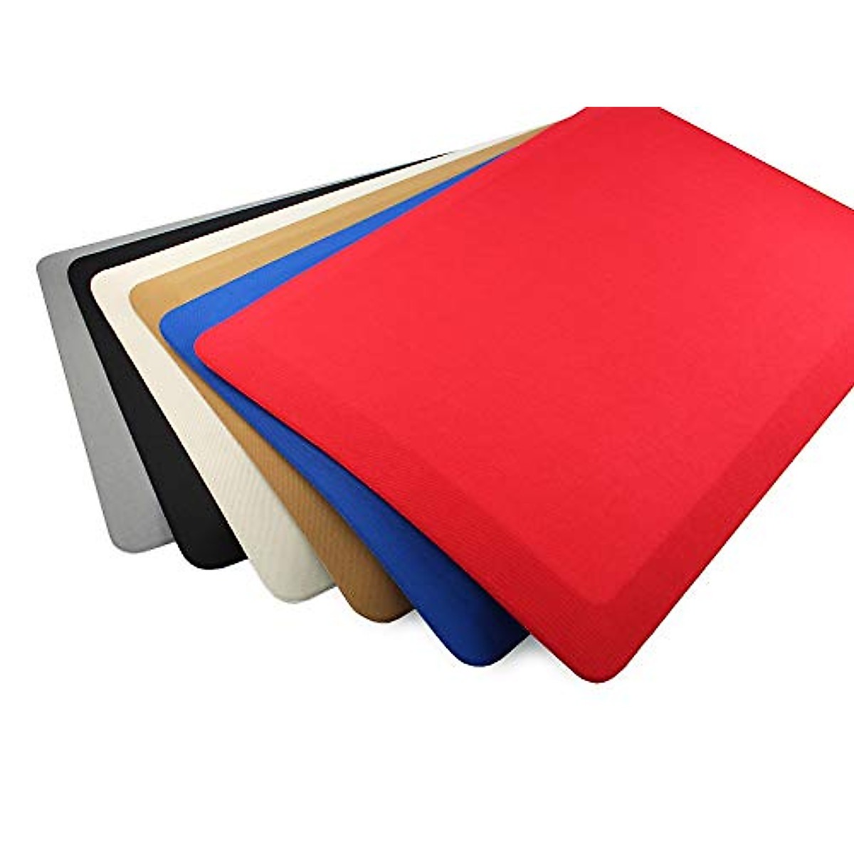 Ultralux Premium Anti-Fatigue Floor Comfort Mat, Durable Ergonomic Non-Slip Kitchen Standing Mat, 3/4” Thick, 16” x 24”, Multi-Purpose Standing Support Pad, Home, Office, Garage, Kitchen Rug, Gray