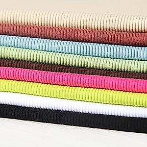 Artfish Women's Sleeveless Full Tank Top Form Fitting Scoop Neck Ribbed Knit Basic Tight Fitted Cami Neon Hot Pink 80s S