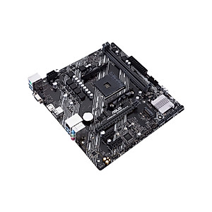 ASUS PRIME A520M-K AMD AM4 (3rd Gen Ryzen) Micro-ATX motherboard (ECC memory, M.2 support, 1Gb Ethernet, M.2, USB 3.2 Gen 1 Type-A,HDMI 2.1 4K@60Hz, D-Sub)