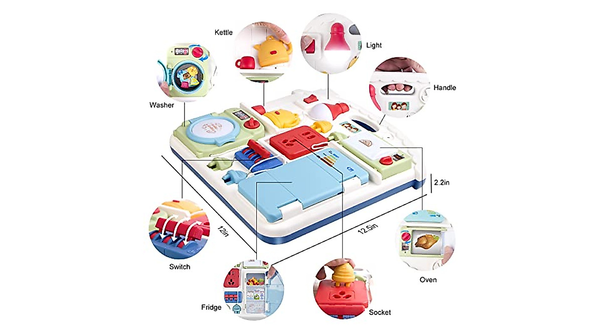 Fun Learning Activity Table for Toddlers - LUCKJOY