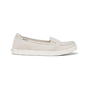 Roxy womens Minnow Slip on Shoe Sneaker, Oatmeal, 11 US