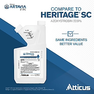 Atticus Artavia 2SC Azoxystrobin 22.9% Fungicide (16oz) - Compare to Heritage - Broad Spectrum Ornamental Disease Protection