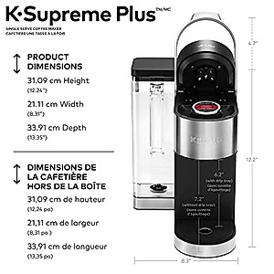 K-Supreme Plus Single Serve K-Cup Pod Coffee Maker
