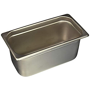 Winco SPJP-306 Steam Table Pan Silver 12.8 Inch X 6.93 Inch X 5.91 Inch