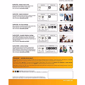 Konftel 300Wx Wireless Conference Phone w/IP DECT 10 Base Station Belkin PowerStrip and More - Conference Room Bundle