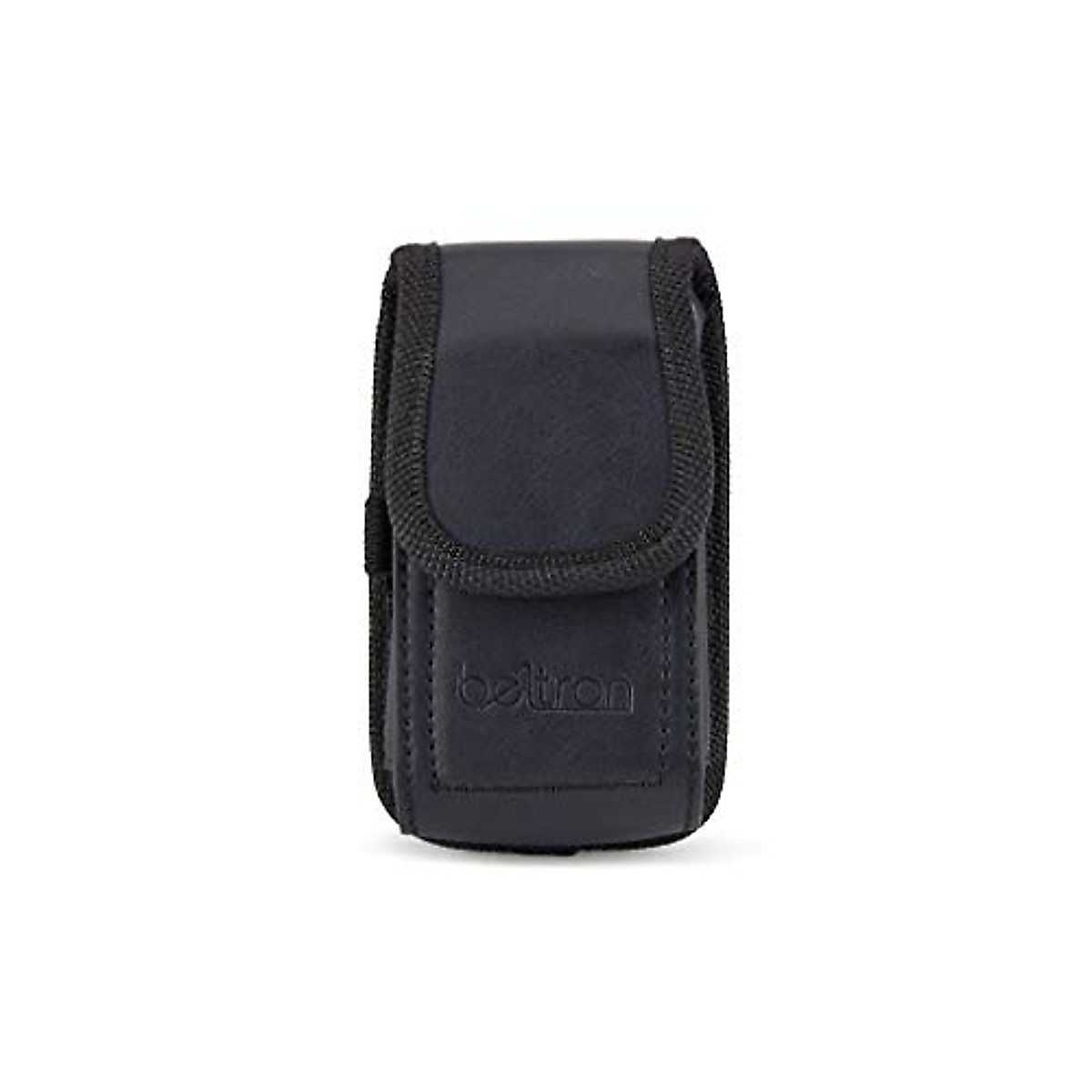 Universal Flip Phone Case, BELTRON Leather Vertical Pouch for TCL Flip Pro, Alcatel Go Flip 4, Go Flip V, MyFlip, Cingular Flip 2, Nokia 2720V (with Belt Loop, Metal Belt Clip & Dual Magnet Closure)