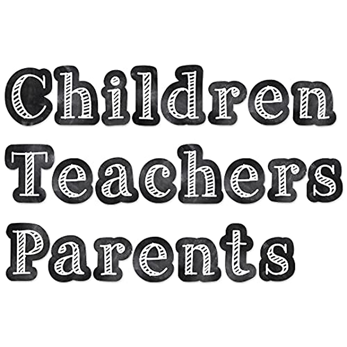 CTP Chalkboard Punch-Out Letters for Classroom – Essential Homeschool Supplies – Top Back to School Supplies Creative Teaching Press